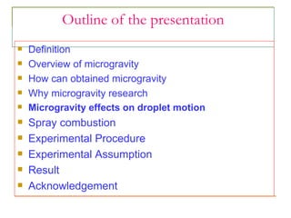 Microgravity | PPT