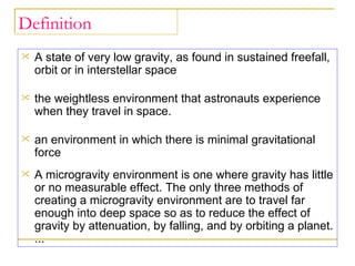 Microgravity | PPT