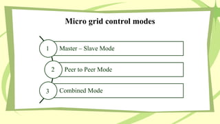 Microgrid control mode | PPTX