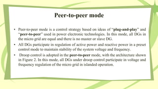 Microgrid control mode | PPTX
