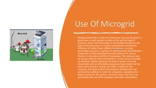 microgrid.ppt knowledge about microgrid Tecnology | PPTX