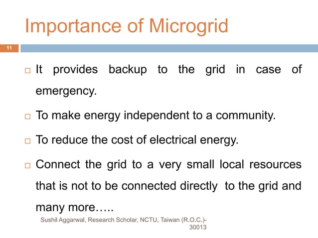 Microgrid brief introduction | PPT