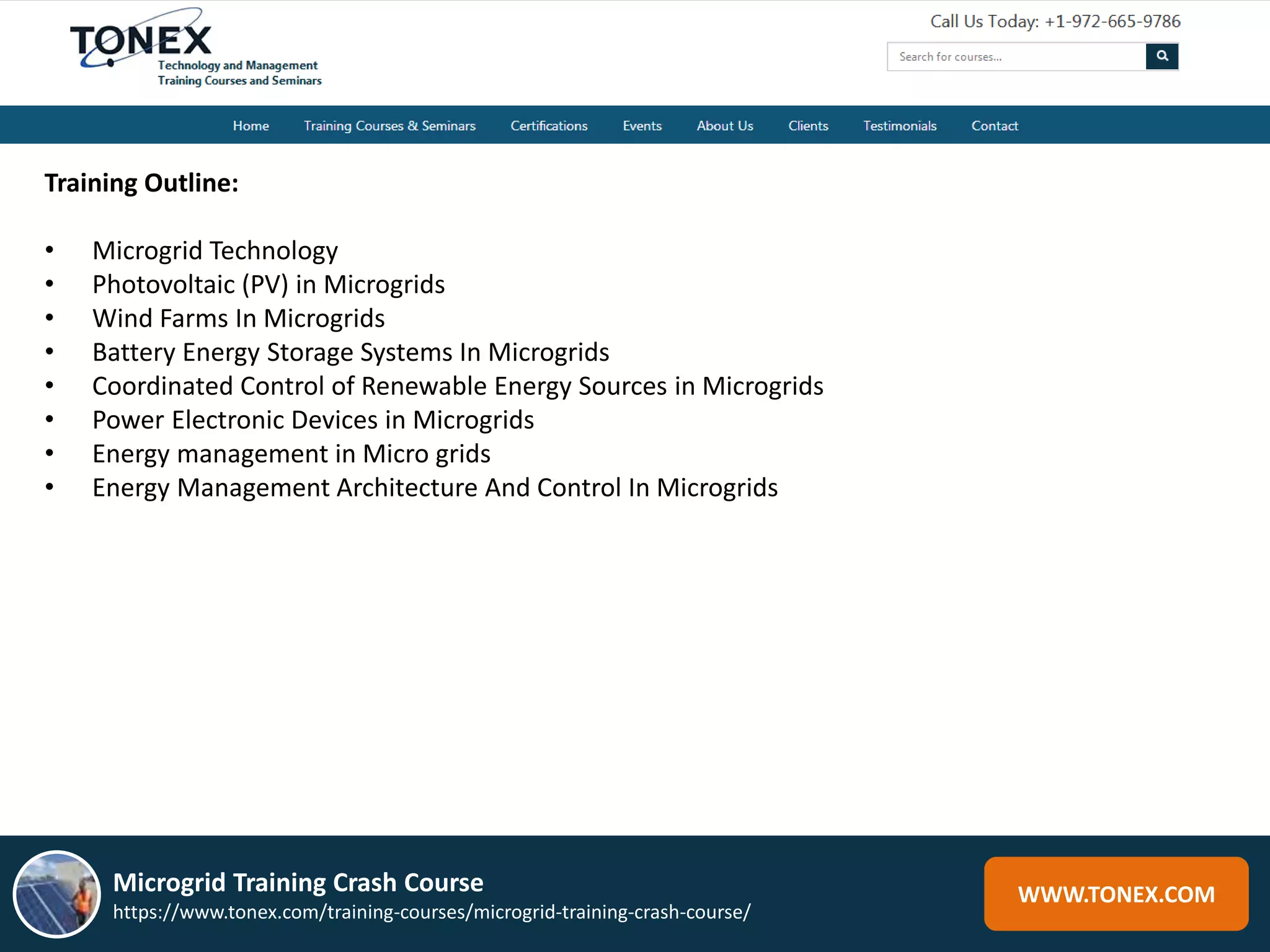 Microgrid Training Crash Course | PPTX