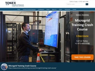 Microgrid Training Crash Course | PPTX