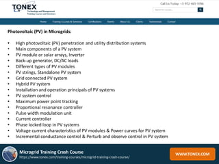 Microgrid Training Crash Course | PPTX