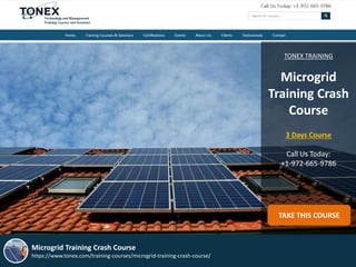 Microgrid Training Crash Course | PPTX