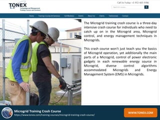 Microgrid Training Crash Course | PPTX