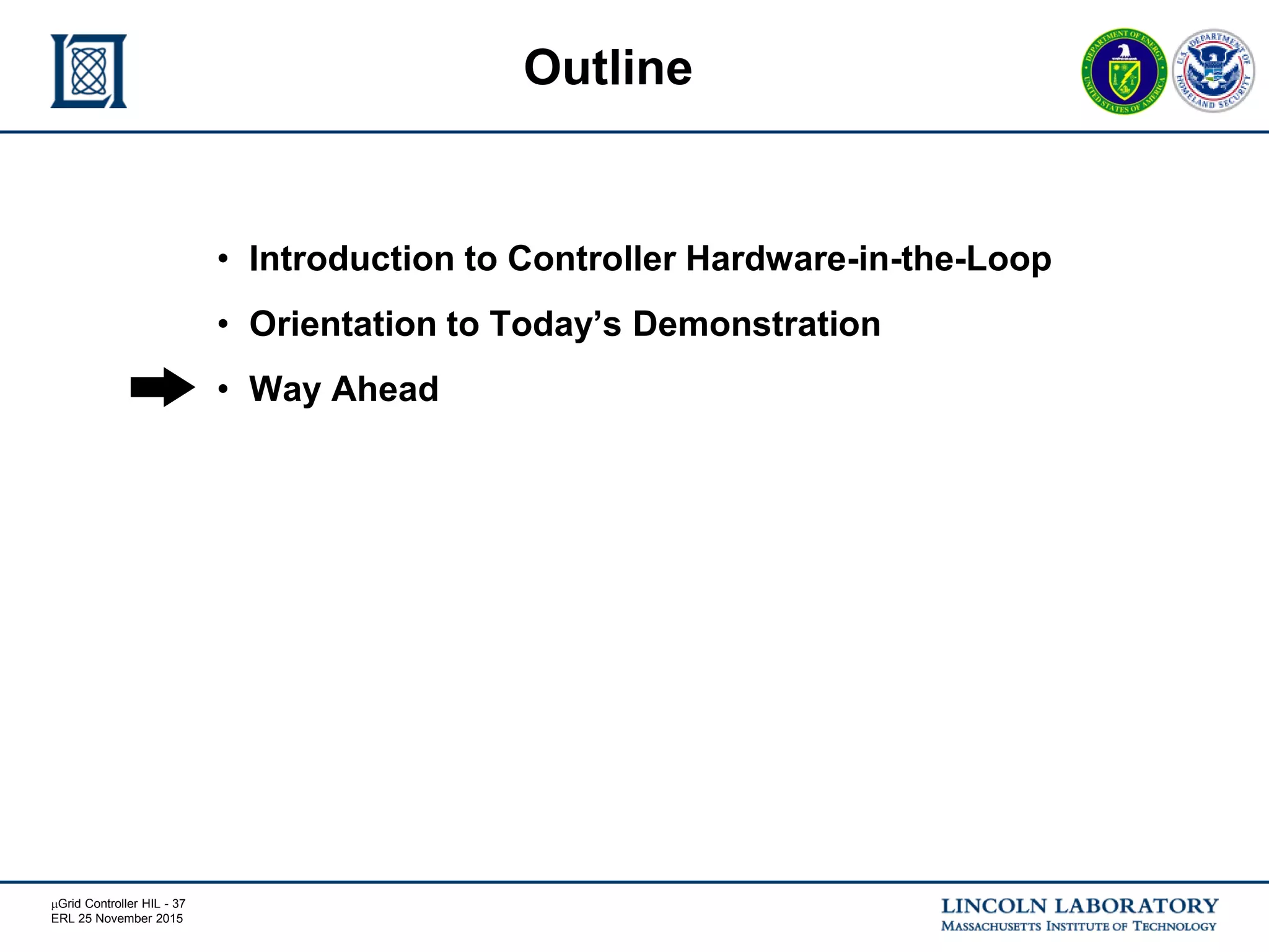 Microgrid Controller HIL Demonstration Platform | PPT