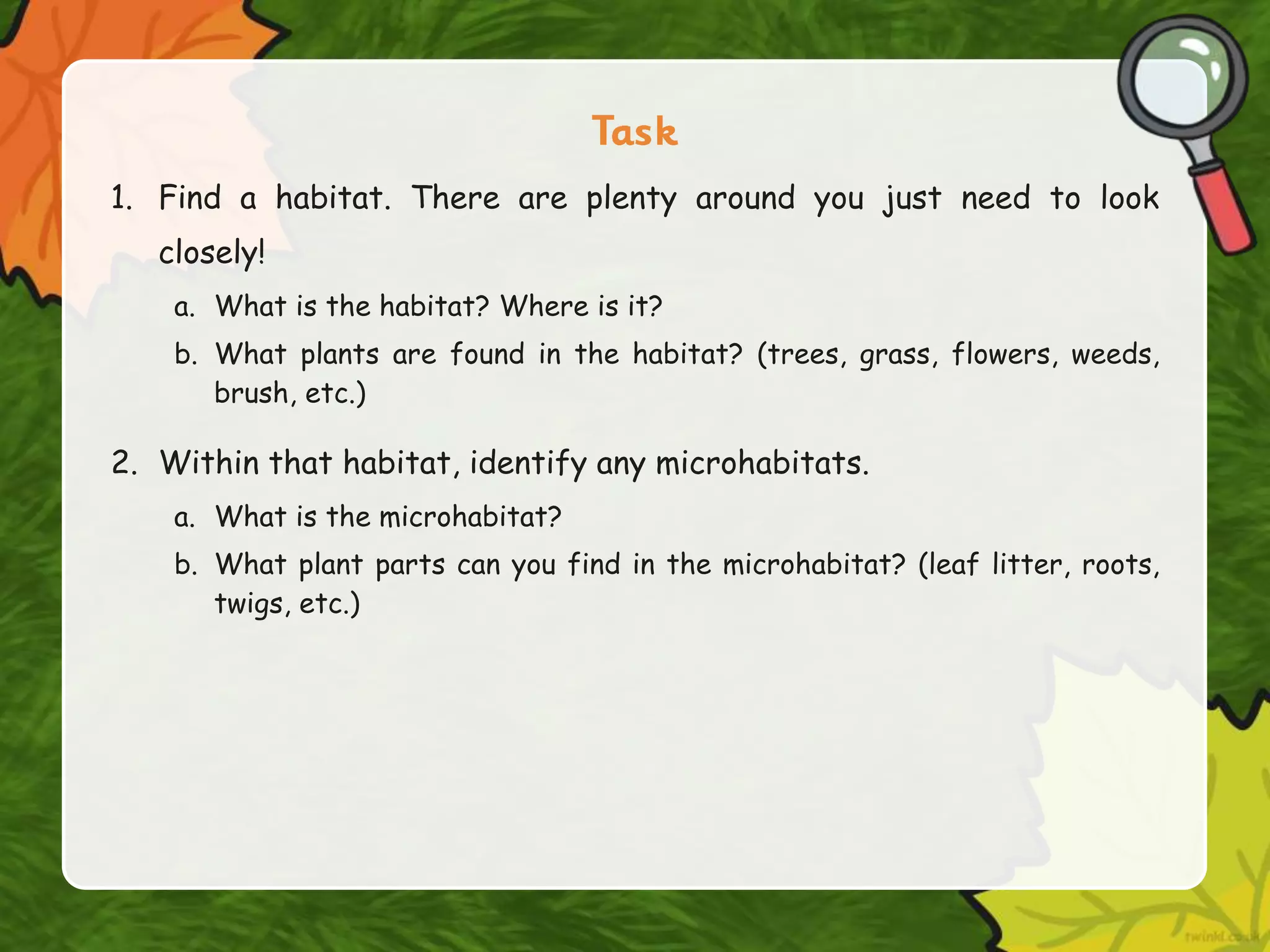 Microhabitats | PPT