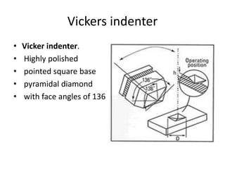Micro hardness testing | PPTX