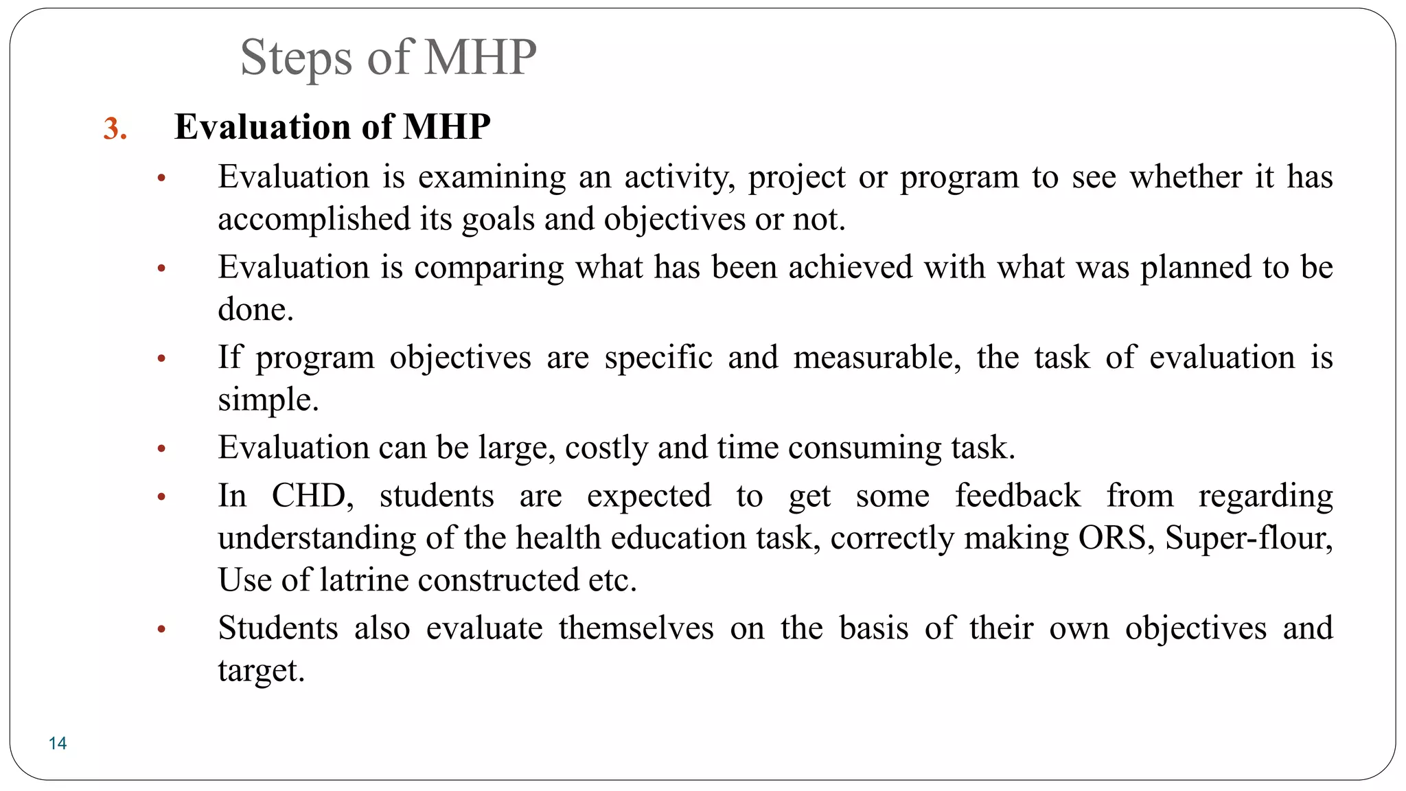 Micro health project (mhp) | PPTX