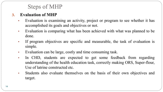 Micro health project (mhp) | PPTX