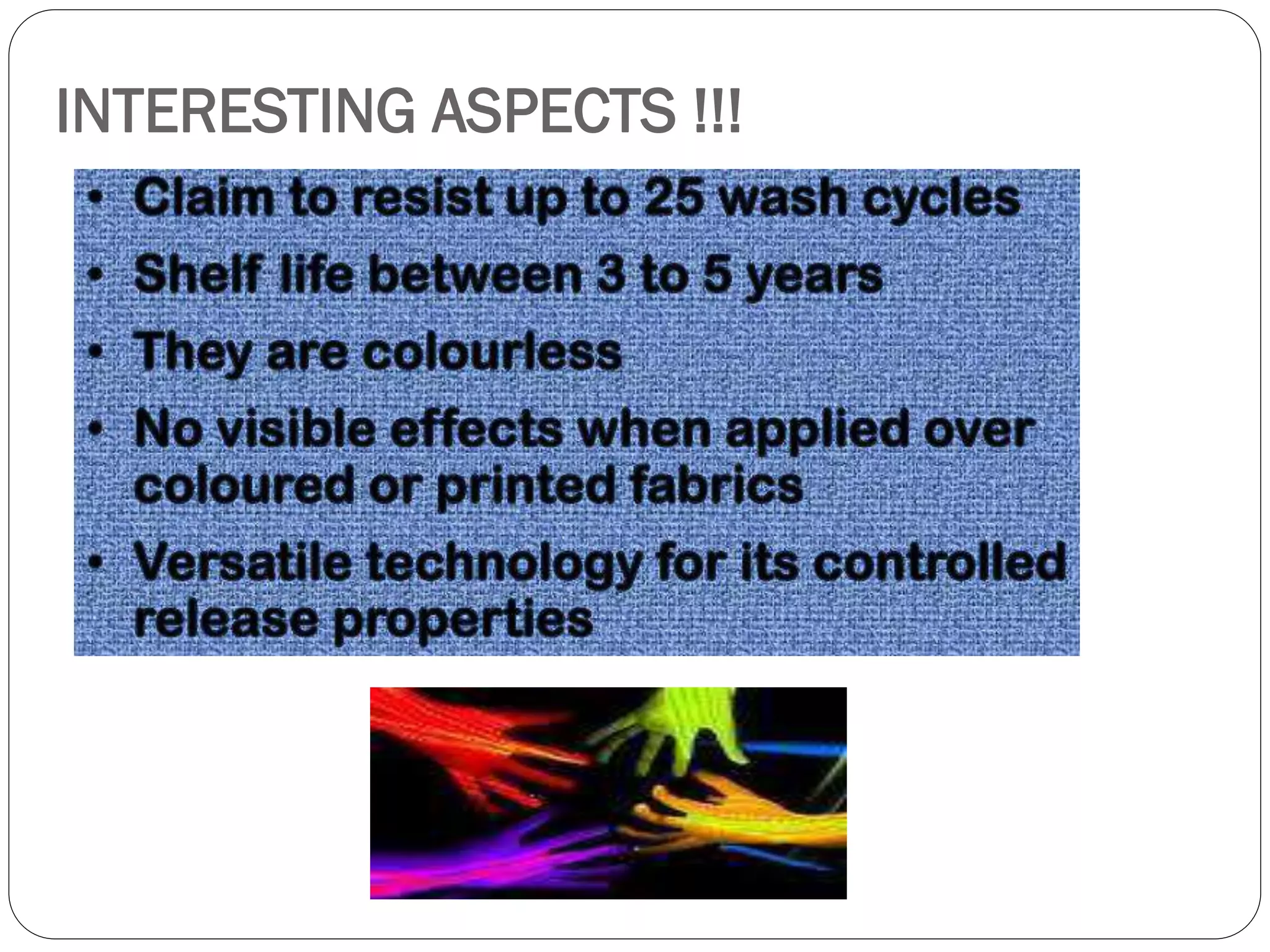 Microincapsulation in textile | PPT