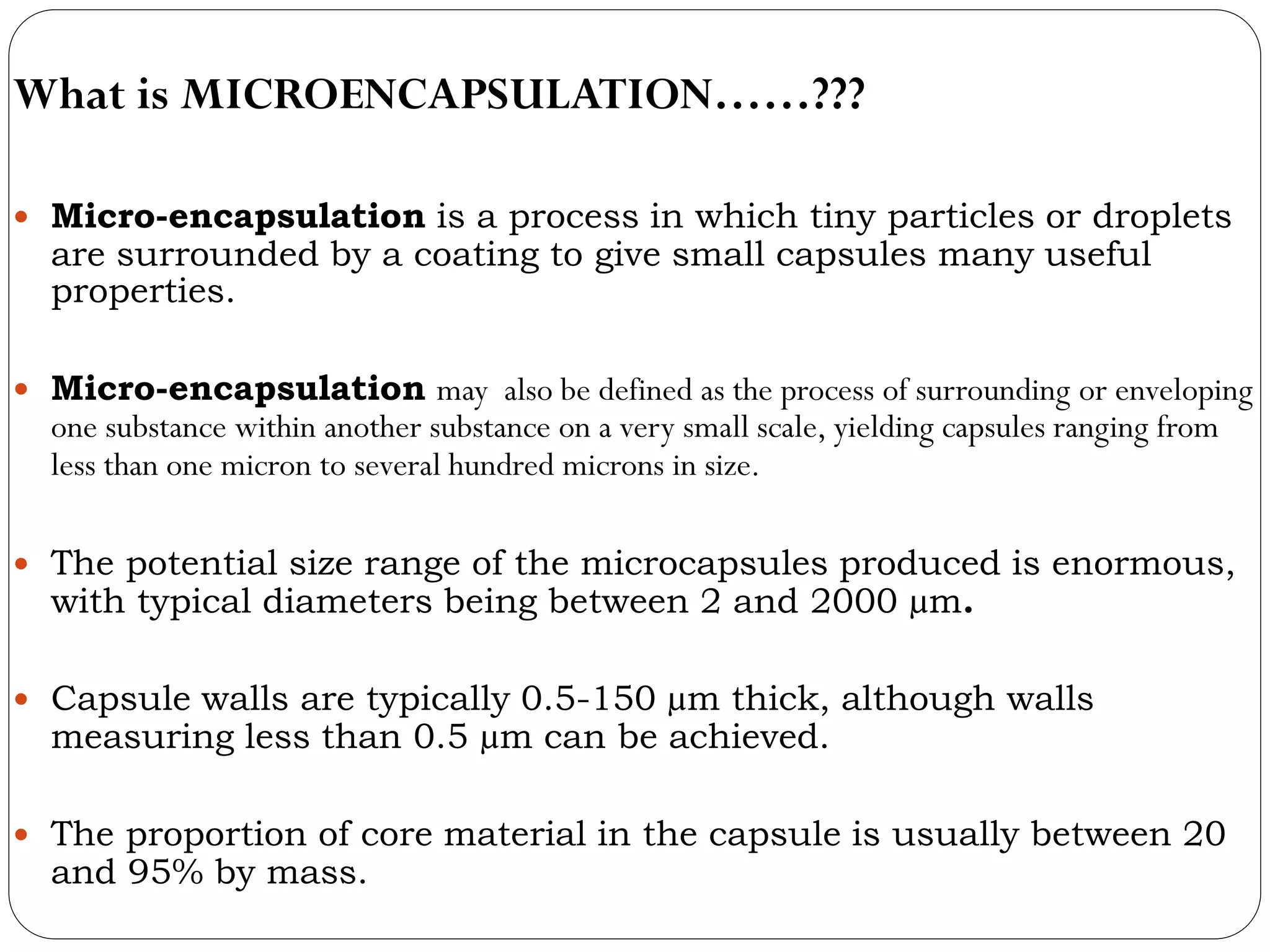 Microincapsulation in textile | PPT