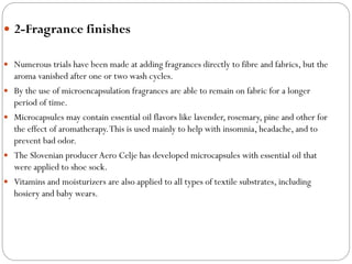 Microincapsulation in textile | PPT