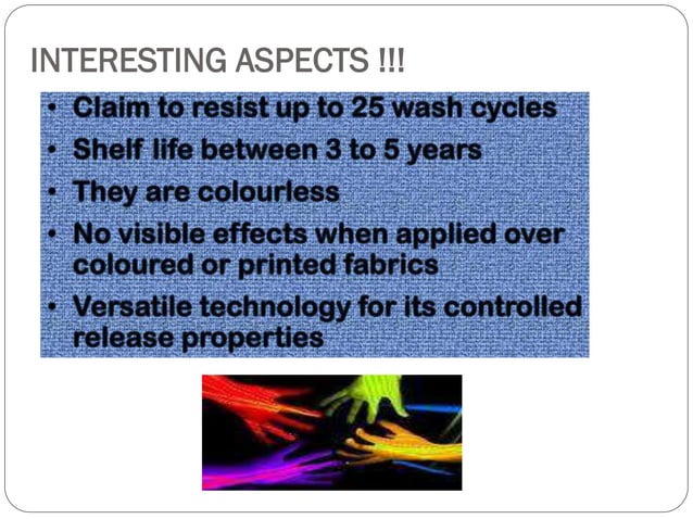 Microincapsulation in textile | PPT