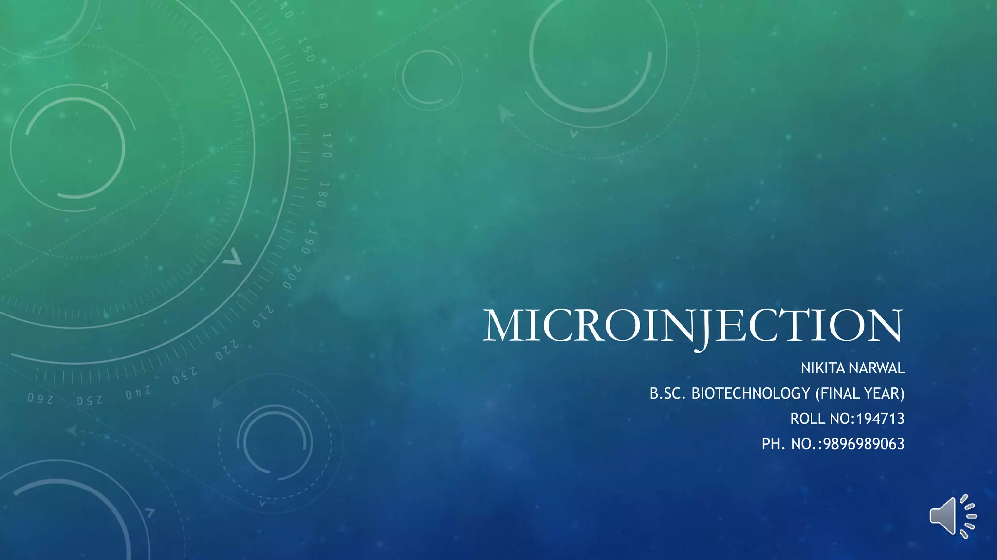 Microinjection | PPTX