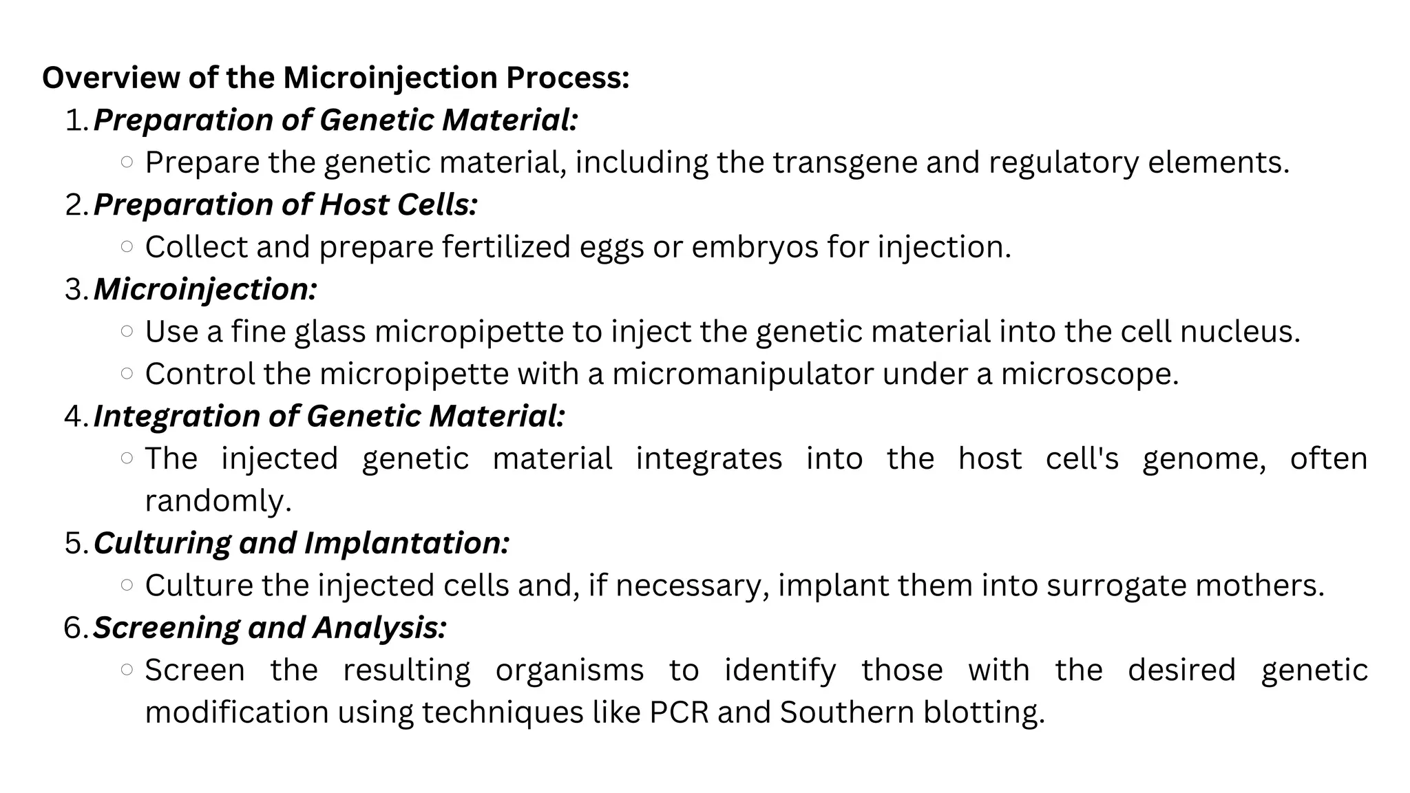 Comprehensive Notes on Microinjection: Techniques, Systems, and ...