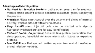 Comprehensive Notes on Microinjection: Techniques, Systems, and ...