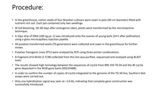 Microinjection ssb | PPTX