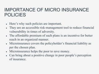 MICRO INSURANCE .pptx