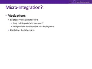 Microintegration | PPT