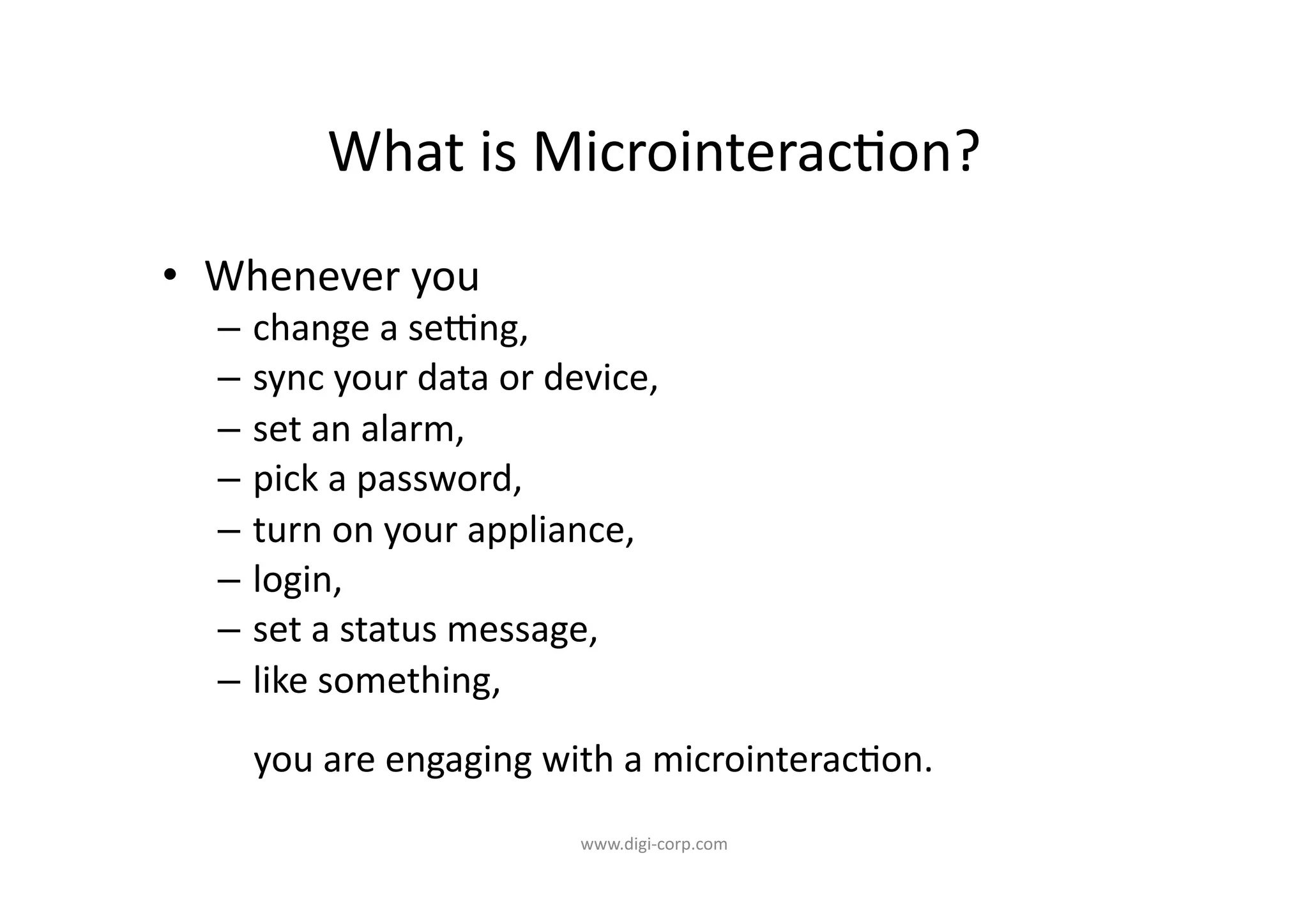 Microinteractions - Designing with Details | PPT