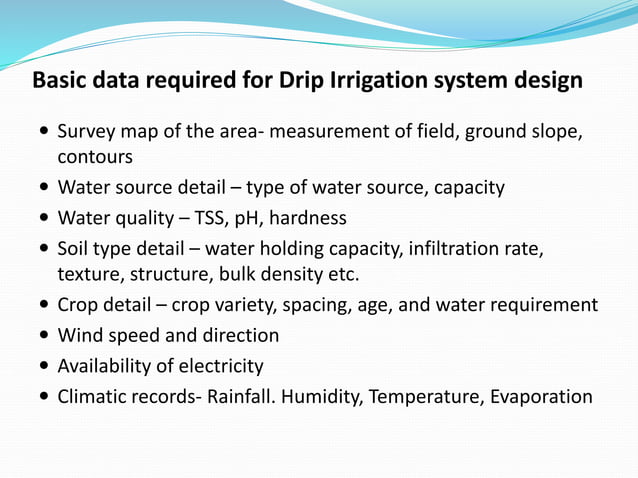 MICRO IRRIGATION in detail with example.pptx | Agriculture | Industries