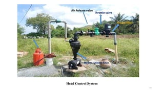 Micro irrigation systems- at field level | PPTX