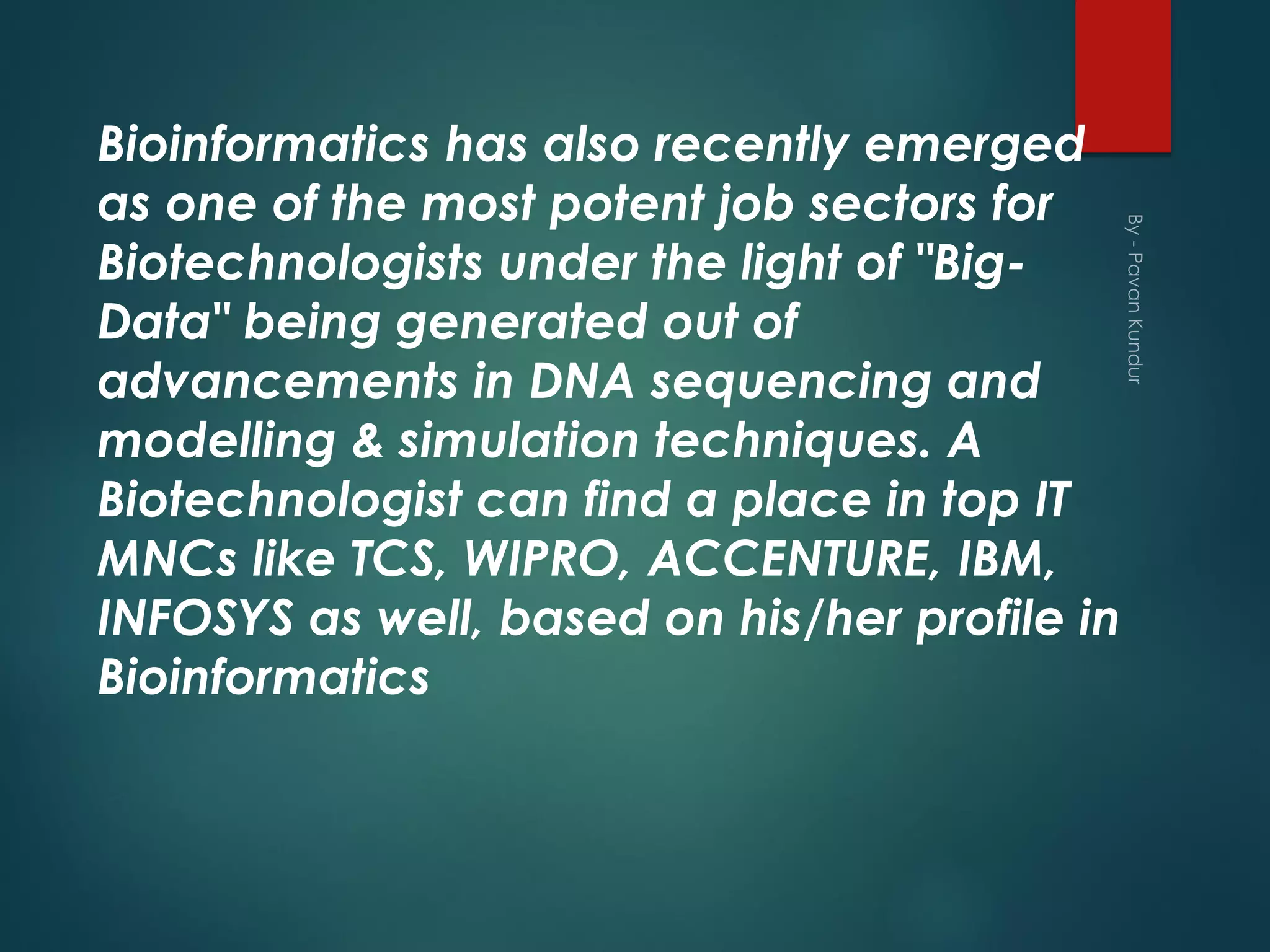 What Next After B.Sc., Biotechnology and Microbiology Avenues / Careers | PDF