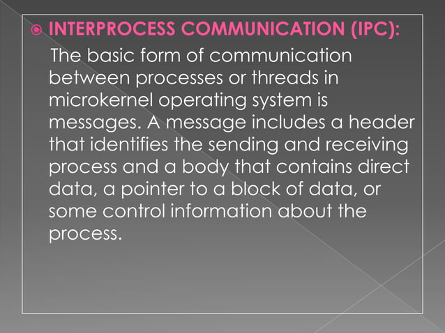 Microkernel Architecture Pptx Operating Systems Computer Software