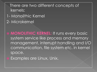 Microkernel architecture | PPTX