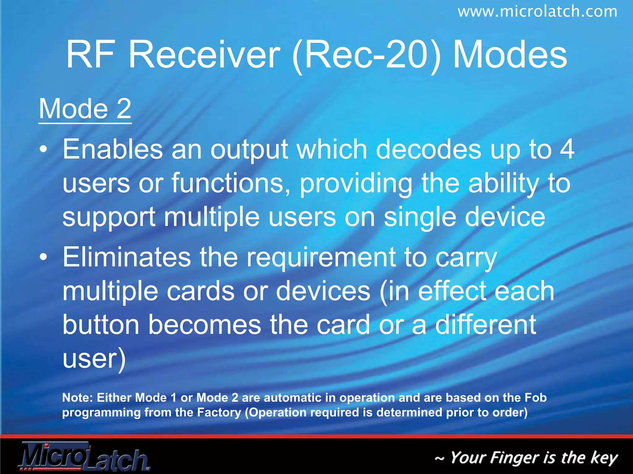 Microlatch product overview | PDF