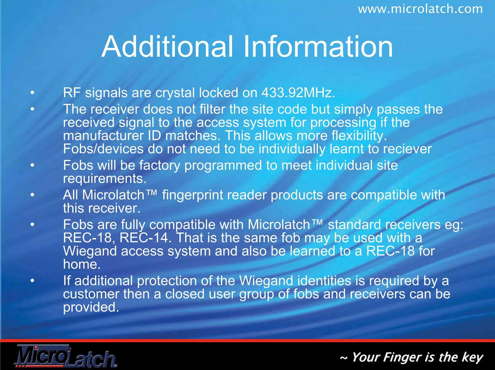 Microlatch product overview | PDF