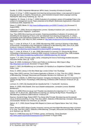 Outline of a Microlearning Agenda | PDF | Workshops and Classes ...