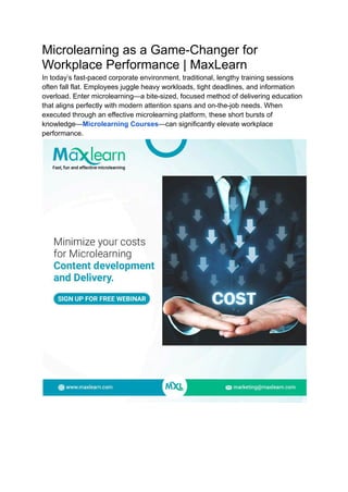 Microlearning as a Game-Changer for Workplace Performance _ MaxLearn.pdf