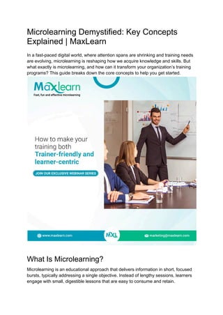 Microlearning Demystified_ Key Concepts Explained _ MaxLearn.pdf