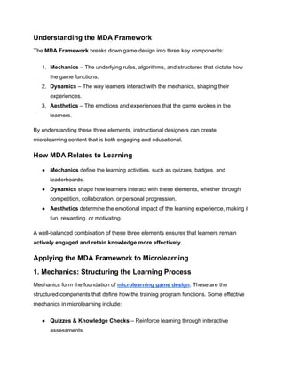 Microlearning Game Design_ A Deep Dive into the MDA Framework.pdf