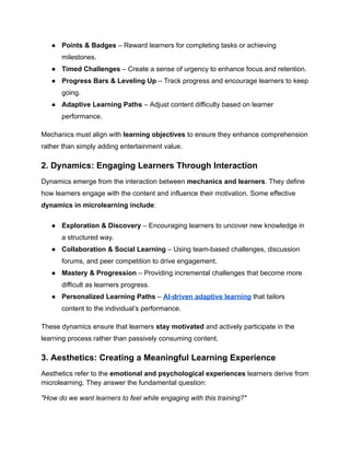 Microlearning Game Design_ A Deep Dive into the MDA Framework.pdf