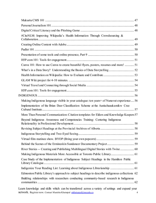 Microlearning Programs Calendar 2020 | PDF