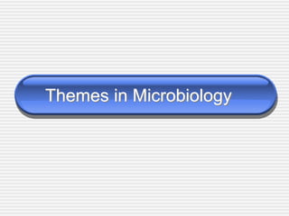 Themes in Microbiology | PPTX