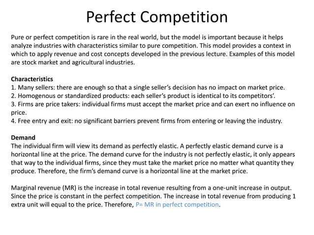 Four Market Structures | PPT