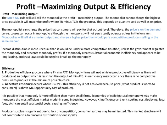 Four Market Structures | PPT