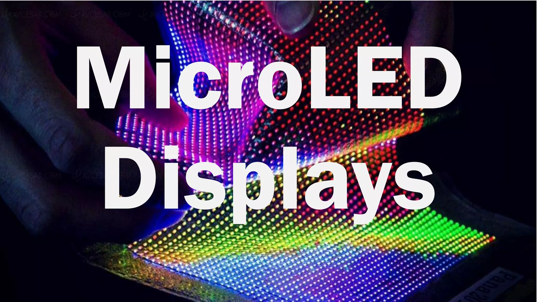 MicroLED : Latest Display Technology | PPT | PDF