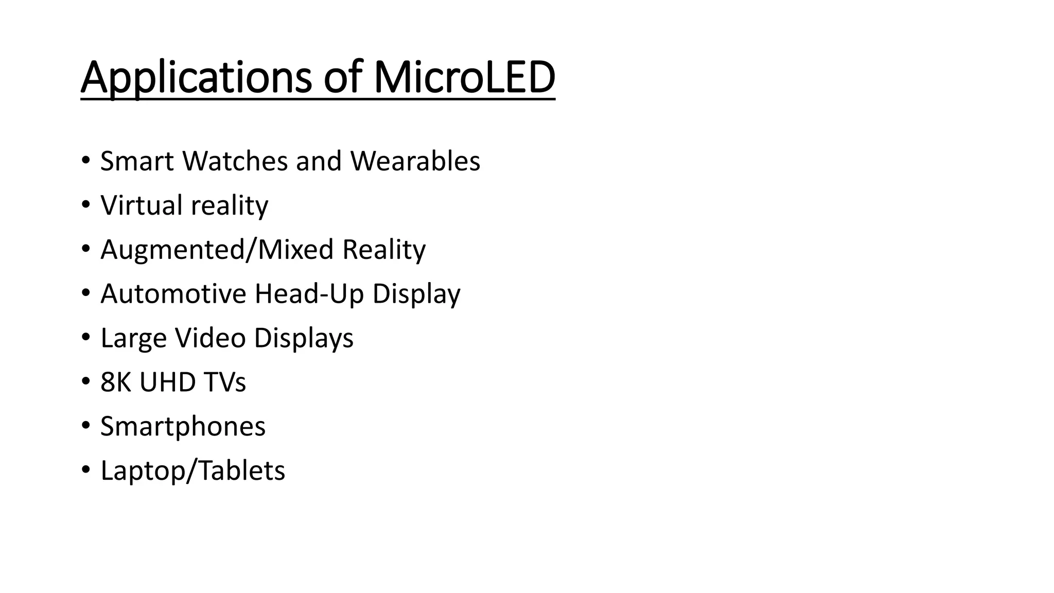 MicroLED : Latest Display Technology | PPT | PDF