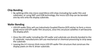 MicroLED : Latest Display Technology | PPT | PDF