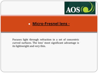 Benefits and Applications of Microlens Arrays | PPTX
