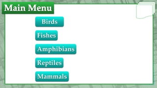 Classification of Animals | PPTX | Reptiles | Pets