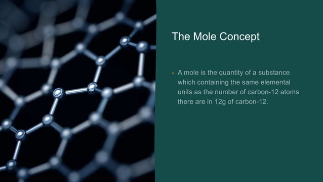 Quantitative aspects of chemical change lesson | PPT