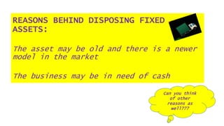 ACCOUNTING-ASSET DISPOSAL | PPTX